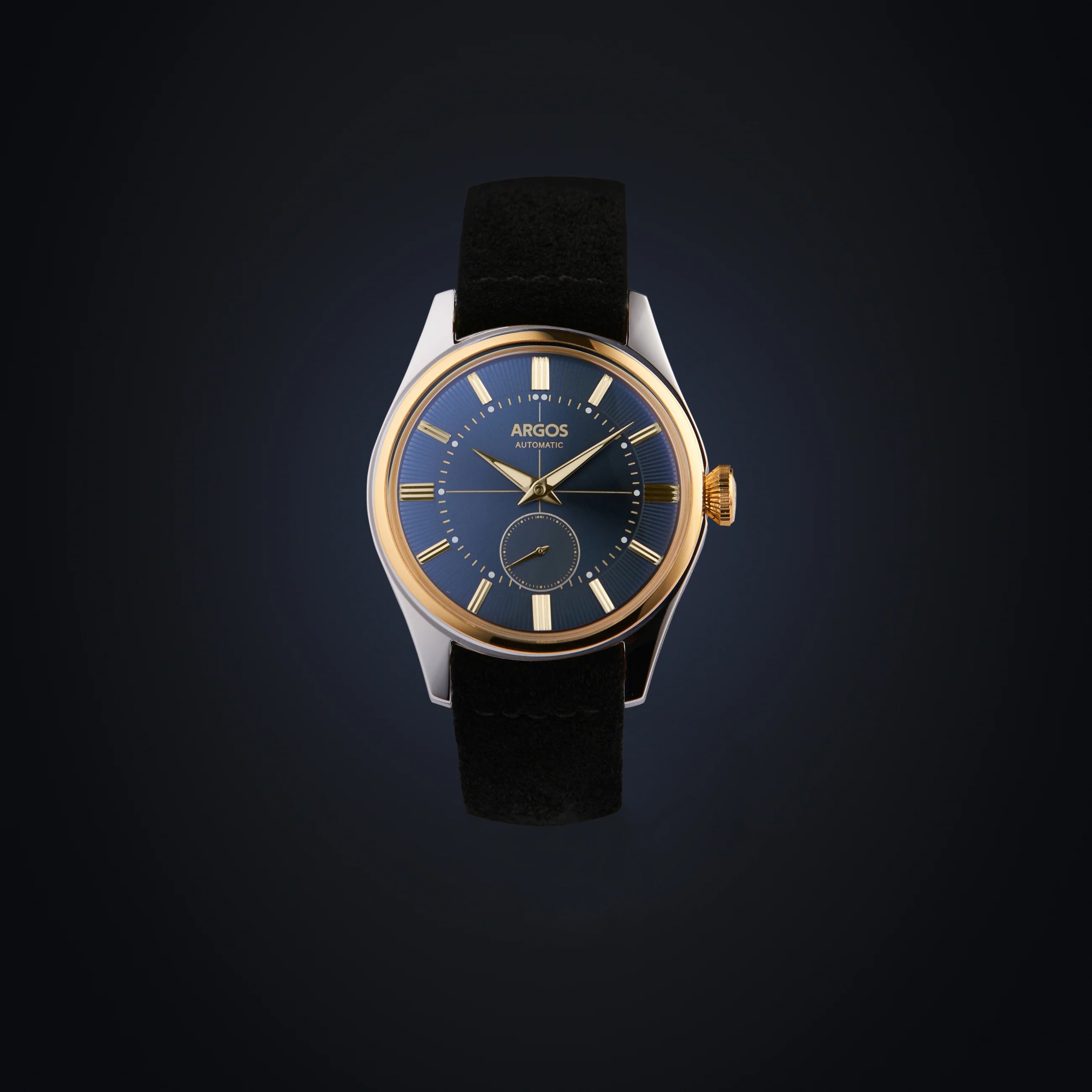 Argos Apollo III Constellation Blue Gold Two Tone with Italian Suede ...