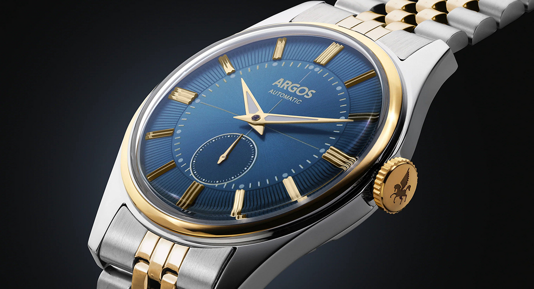 Argos Apollo III - Constellation Blue Gold with Golden Jubilee Bracelet