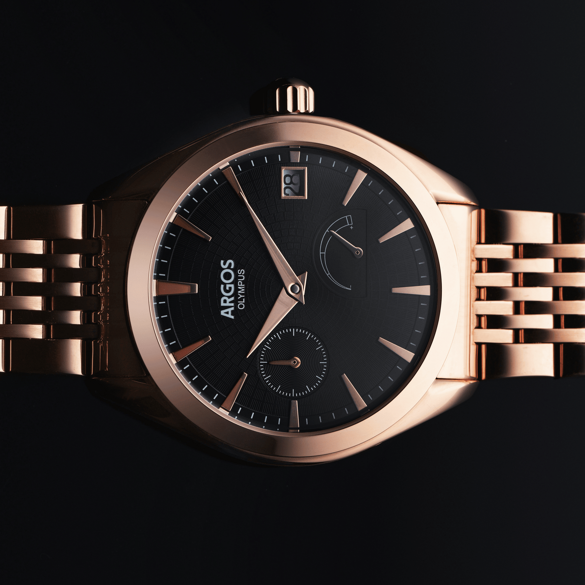 Argos Olympus - Piano Black Rose Gold