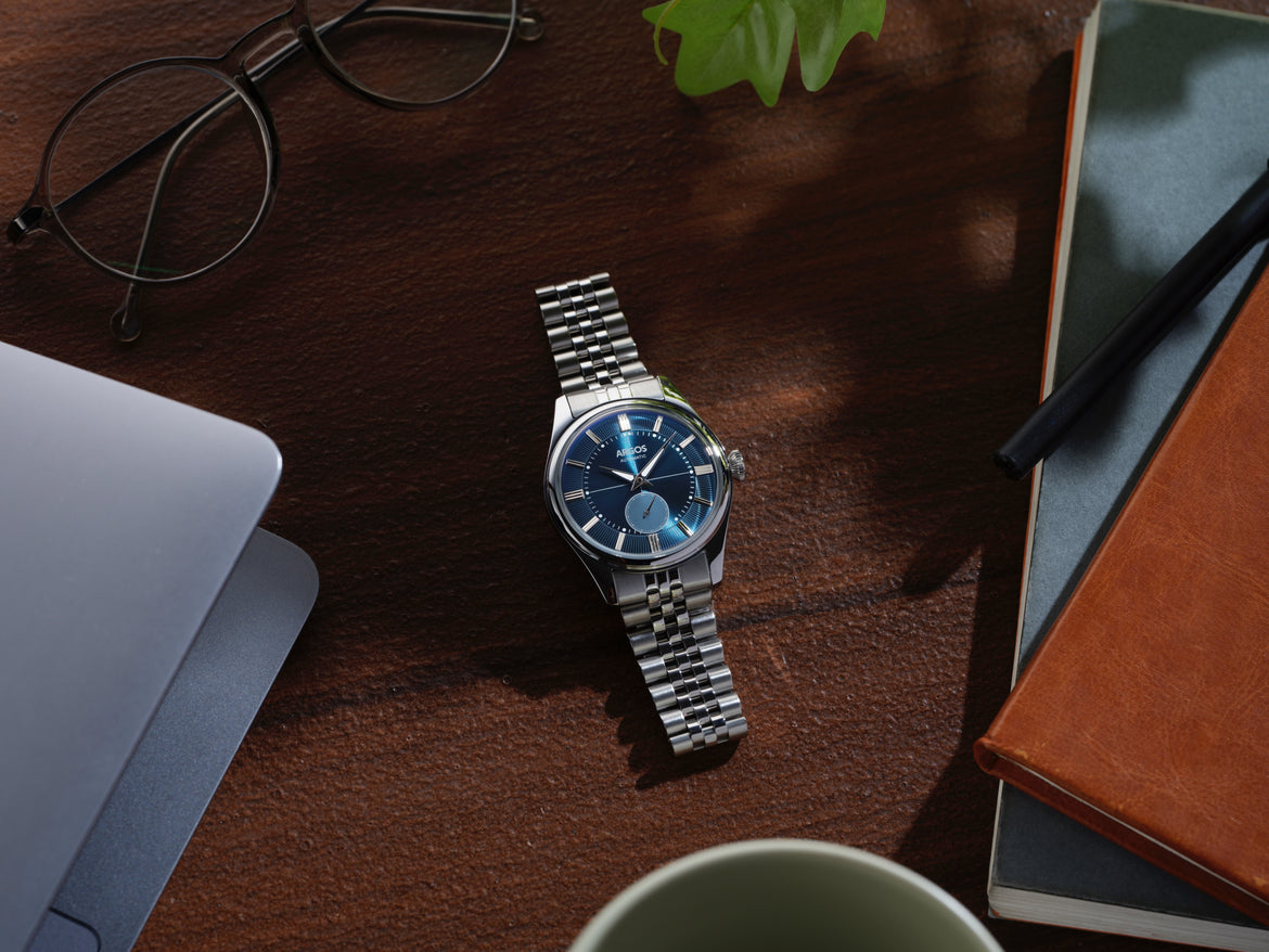 Argos Apollo III - Constellation Blue Silver with Italian Suede Leather ...