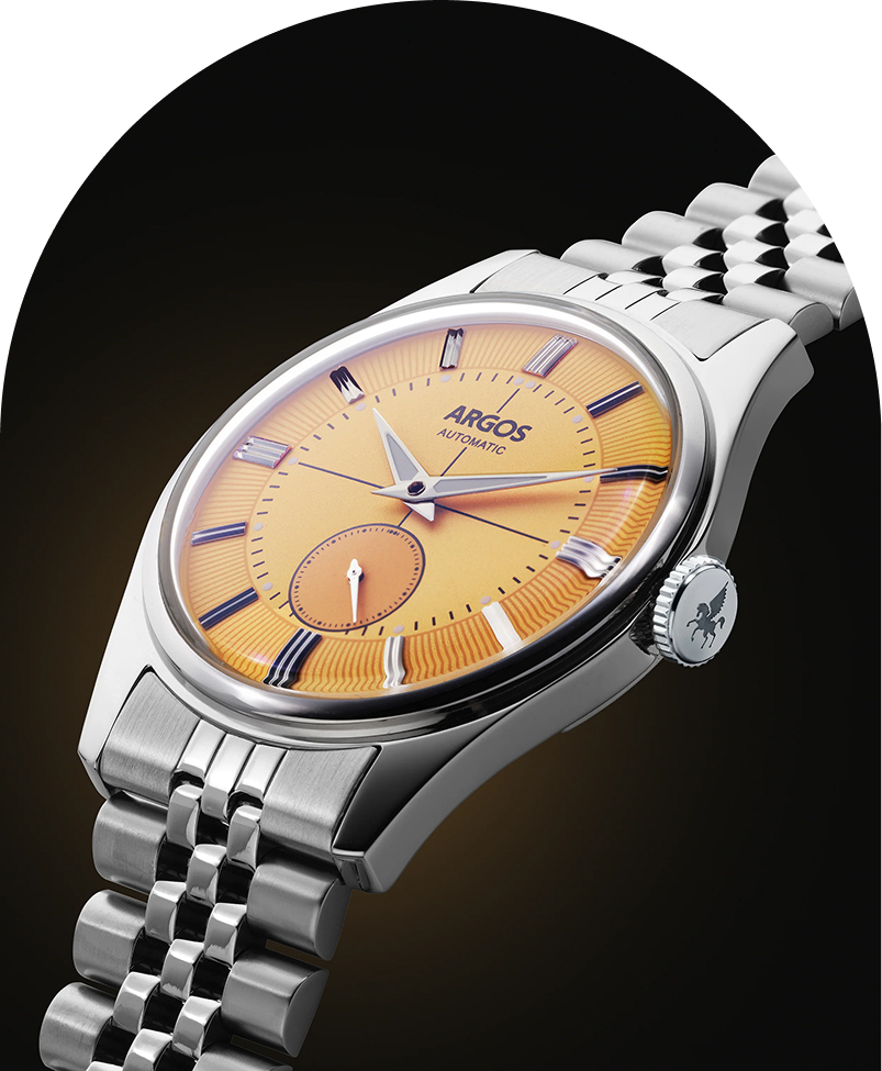 Argos Apollo III - Cadmium Yellow Silver with Jubilee Bracelet