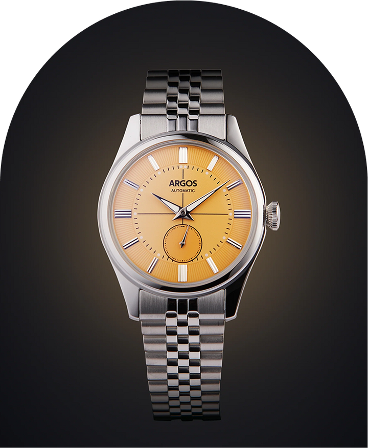 Argos Apollo III - Cadmium Yellow Silver with Jubilee Bracelet