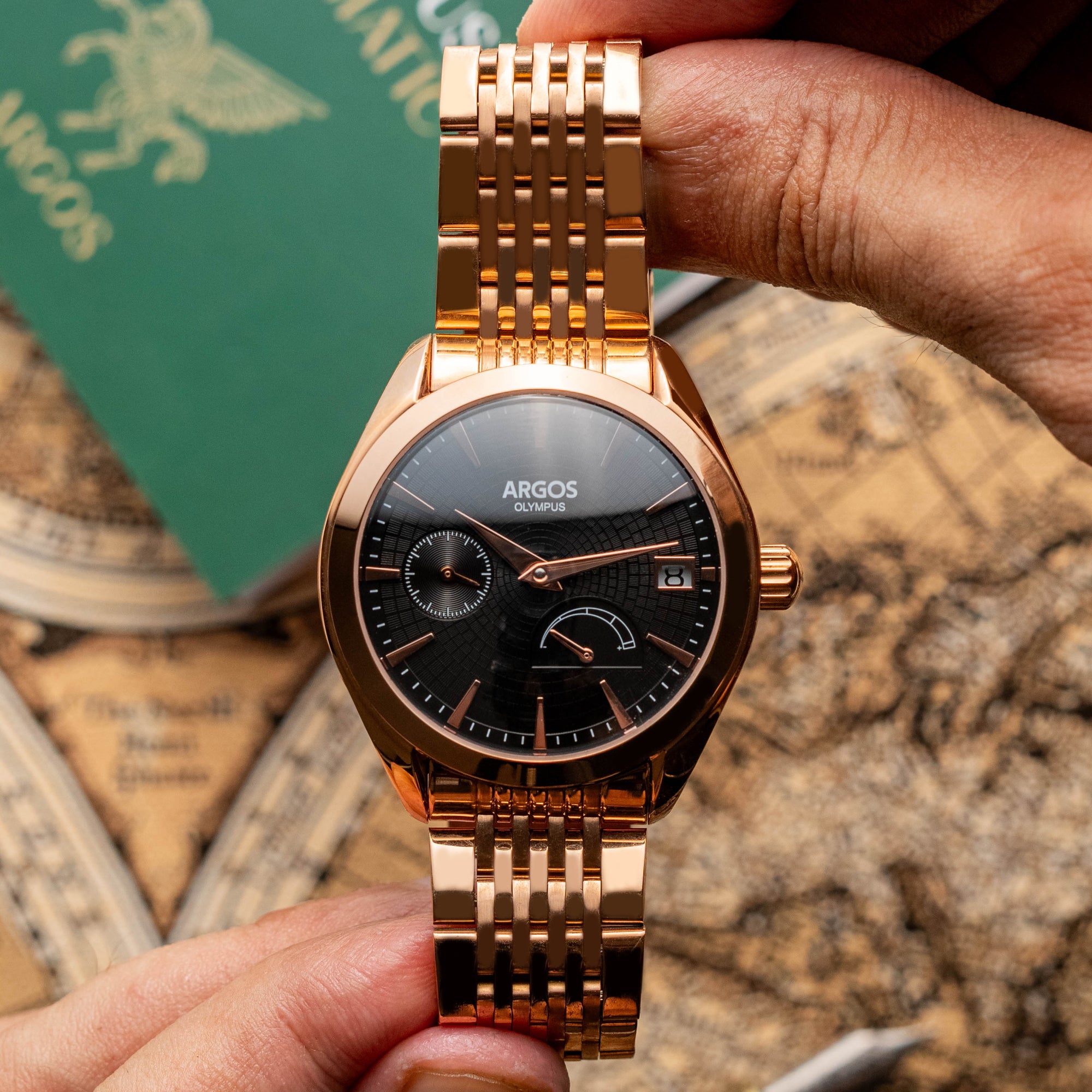 Argos Olympus - Piano Black Rose Gold