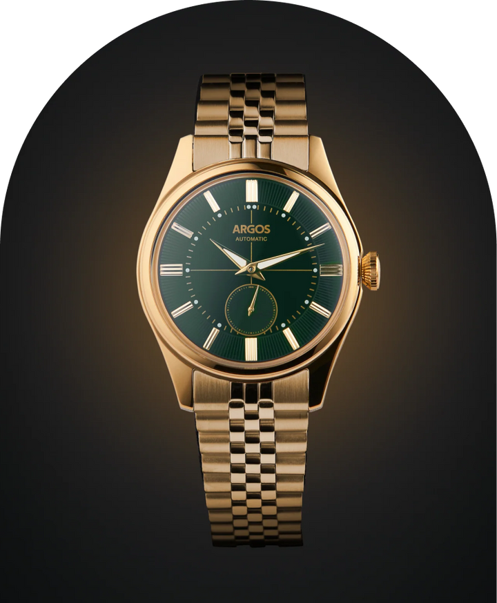 Argos Apollo III - Olive Green Gold with Golden Jubilee Bracelet