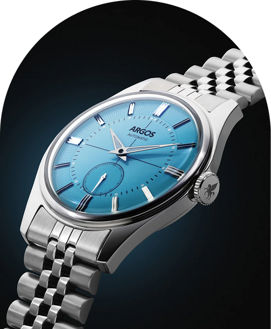 Argos Apollo III - Ice Blue Silver with Jubilee Bracelet