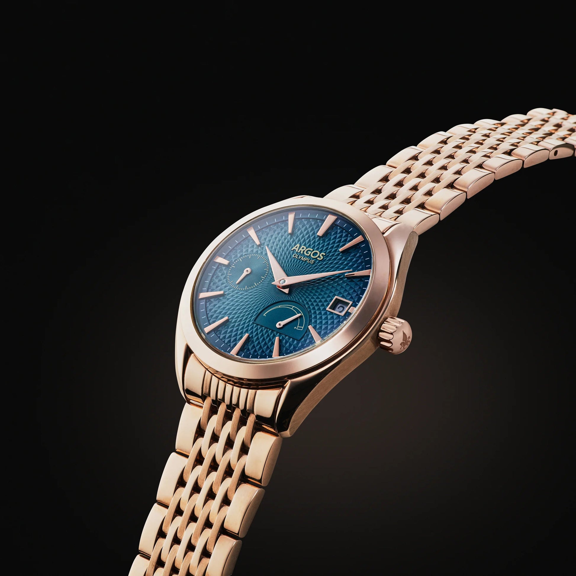 Argos Olympus - Azure Blue Rose Gold