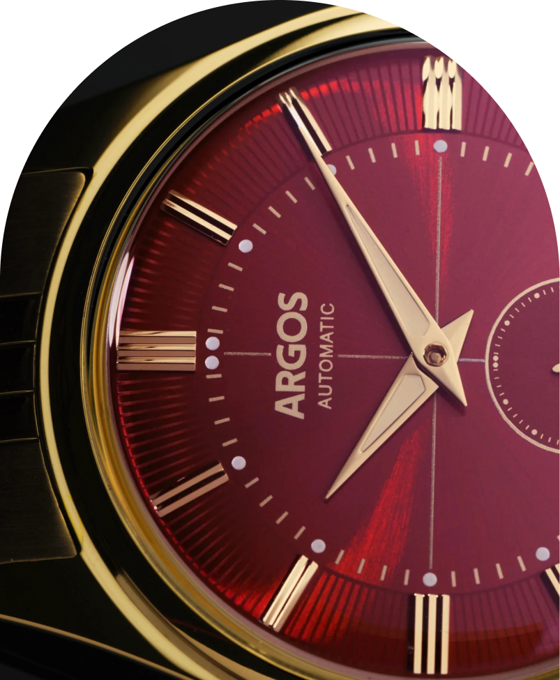 Argos Apollo III - Wine Red Gold with Golden Jubilee Bracelet