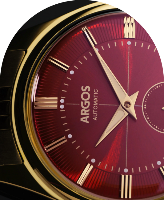 Argos Apollo III - Wine Red Gold with Golden Jubilee Bracelet