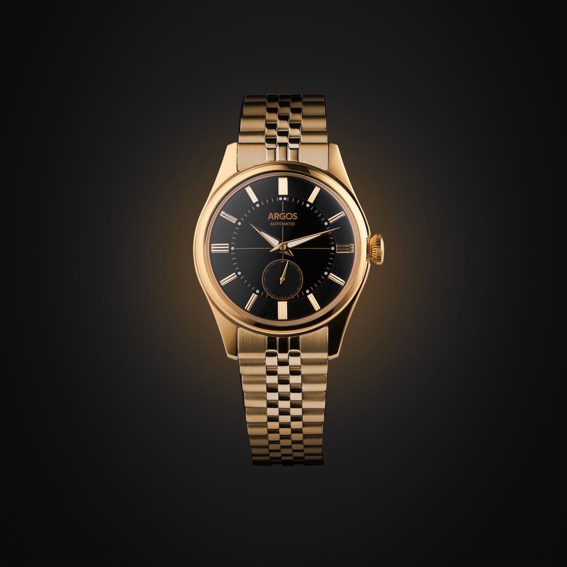 Argos Apollo III - Onyx Black Gold with Golden Jubilee Bracelet – Argos ...