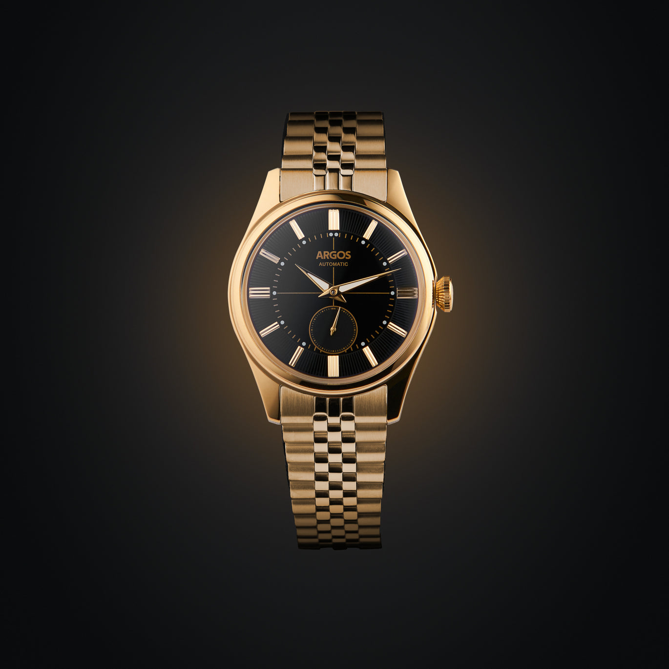 Argos Apollo III - Onyx Black Gold with Golden Jubilee Bracelet – Argos ...