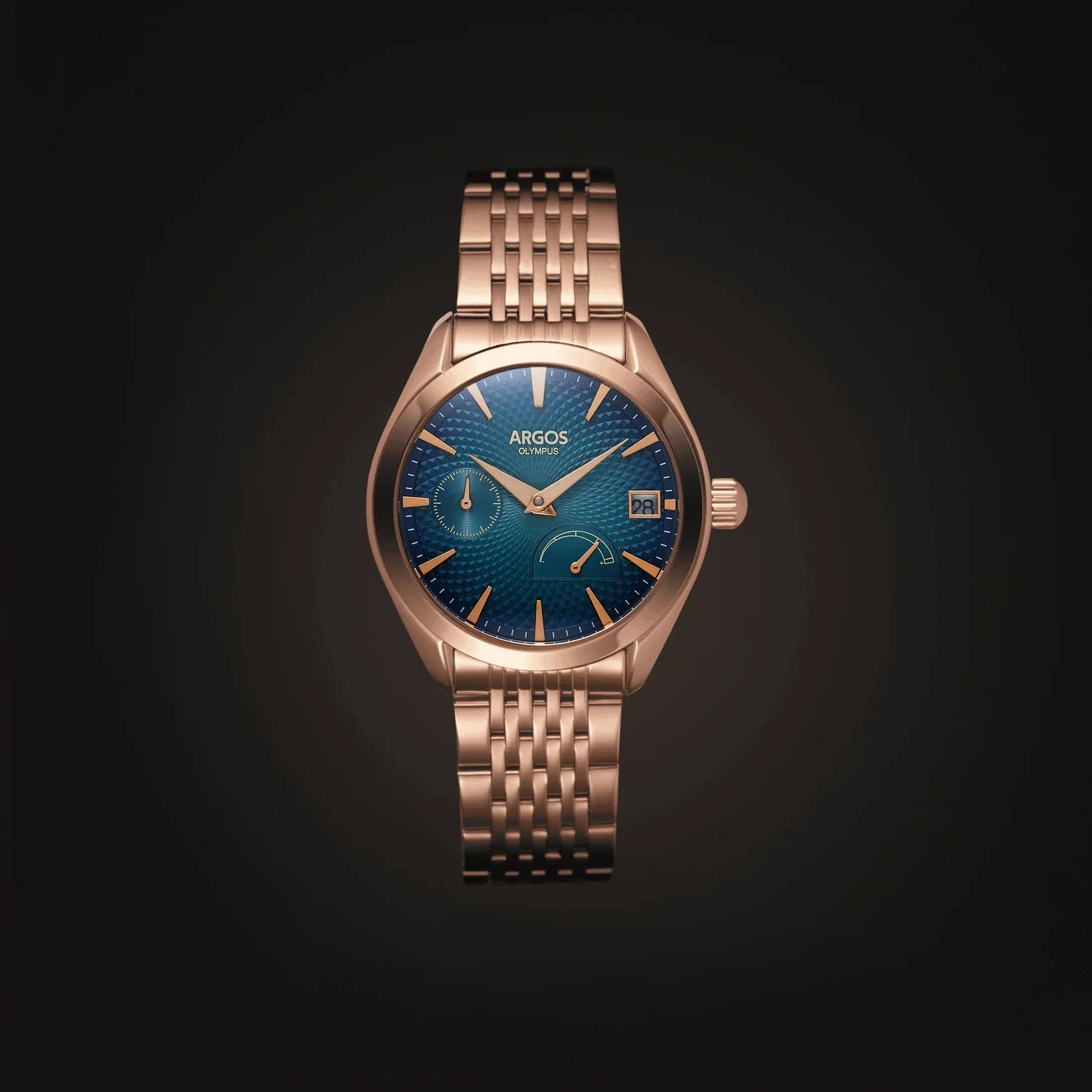 Argos Olympus - Azure Blue Rose Gold