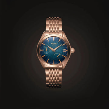 Argos Olympus - Azure Blue Rose Gold