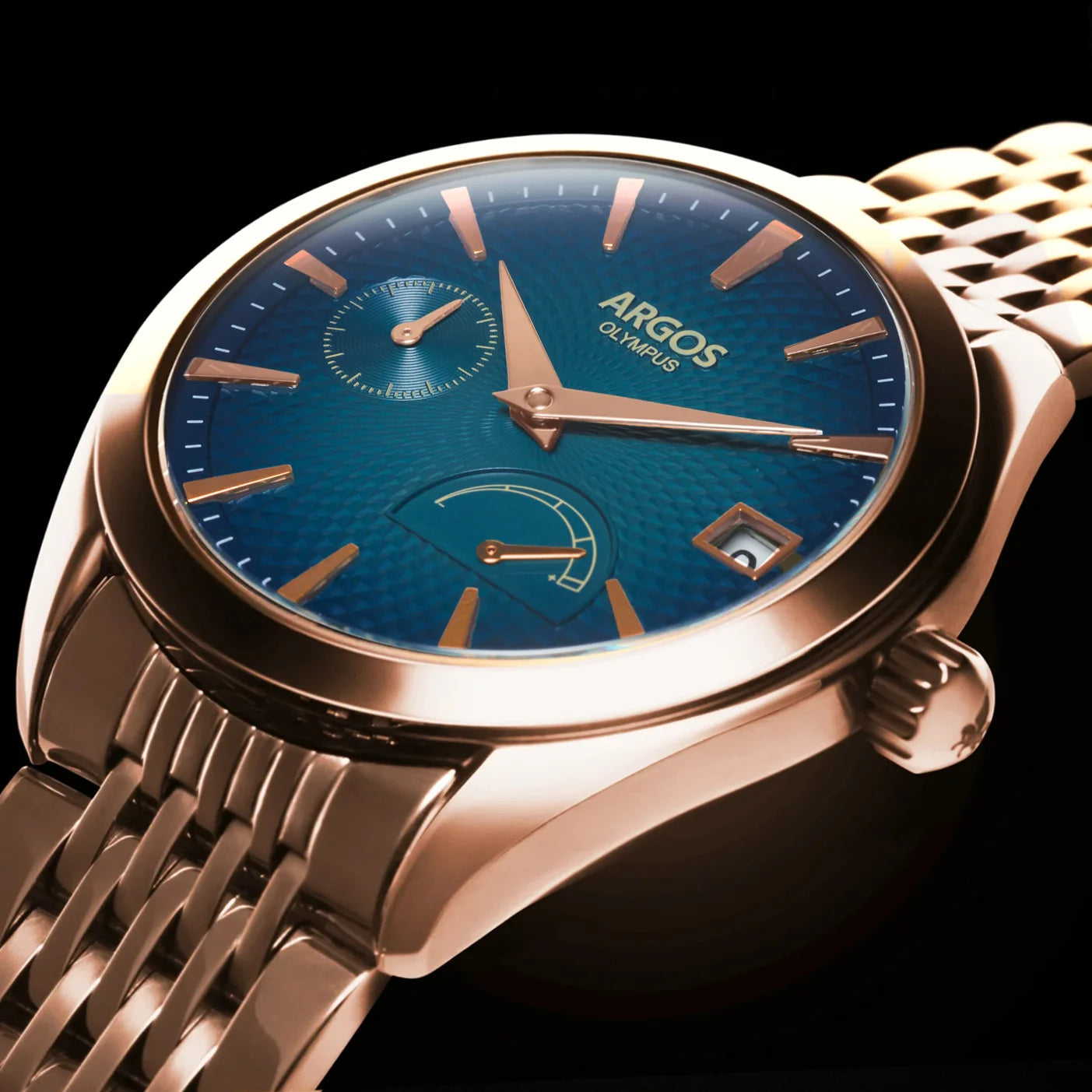 Argos Olympus - Azure Blue Rose Gold