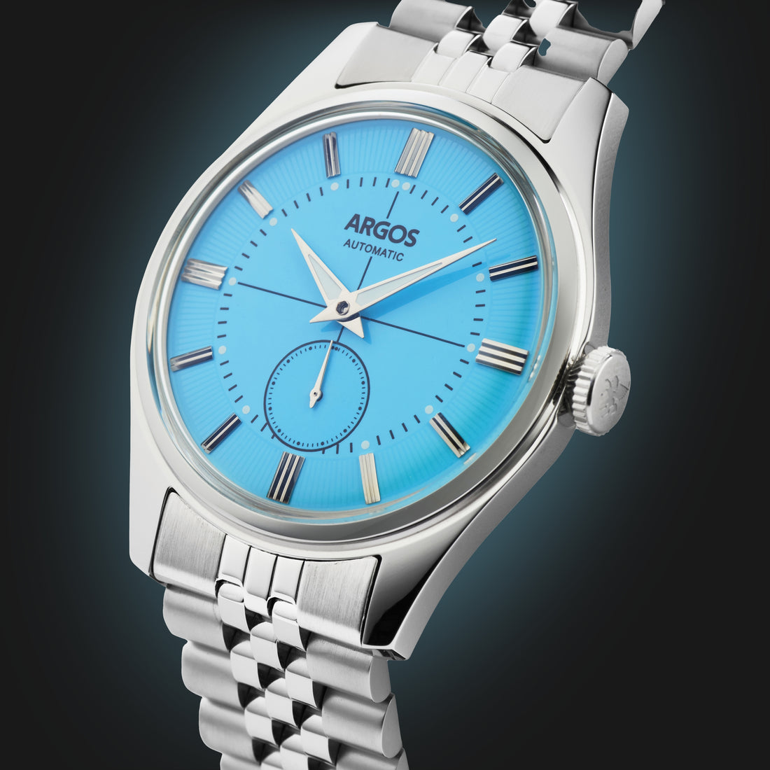 Argos Apollo III - Ice Blue Silver with Jubilee Bracelet