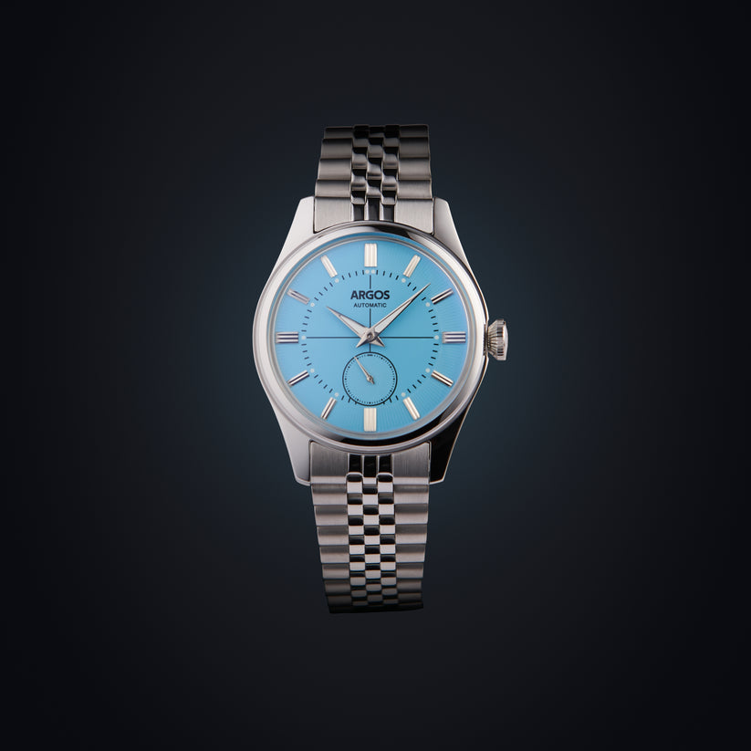 Argos Apollo III - Ice Blue Silver with Jubilee Bracelet