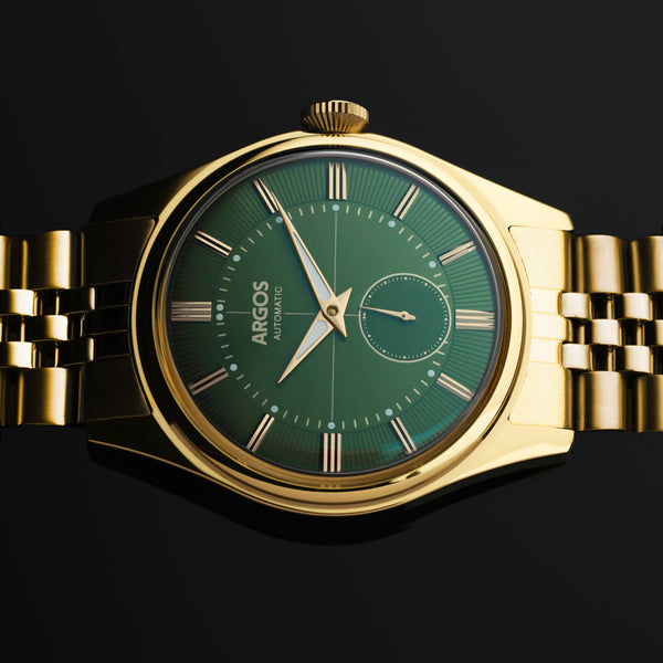 Argos Apollo III - Olive Green Gold with Golden Jubilee Bracelet