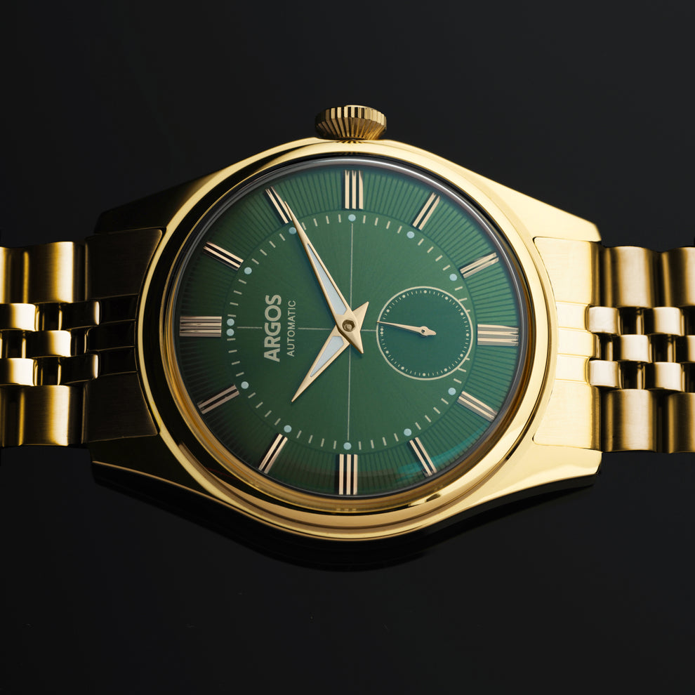 Argos Apollo III - Olive Green Gold with Golden Jubilee Bracelet