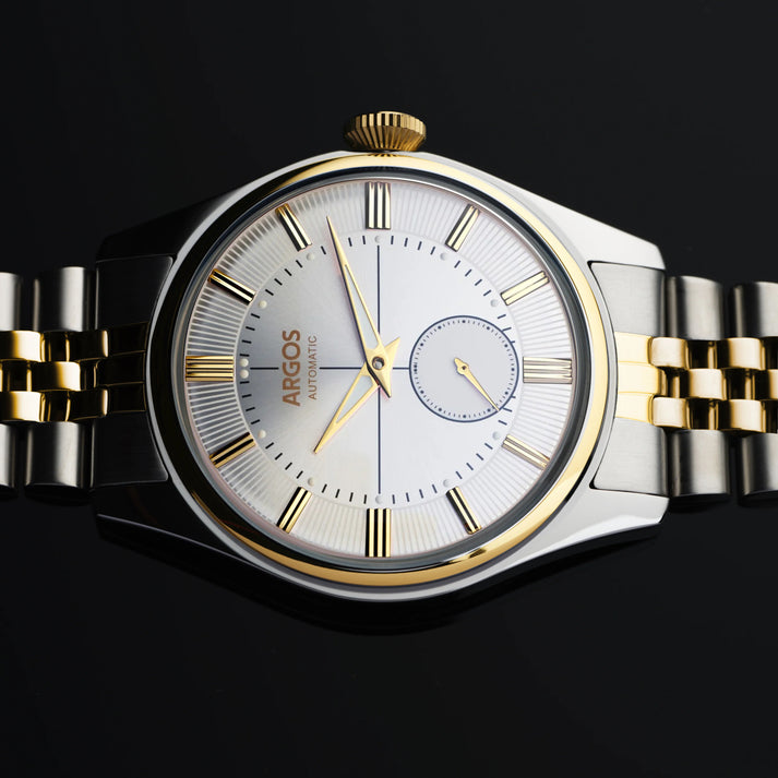 Argos Apollo III Pearl White Gold Two Tone with Golden Jubilee Bracelet