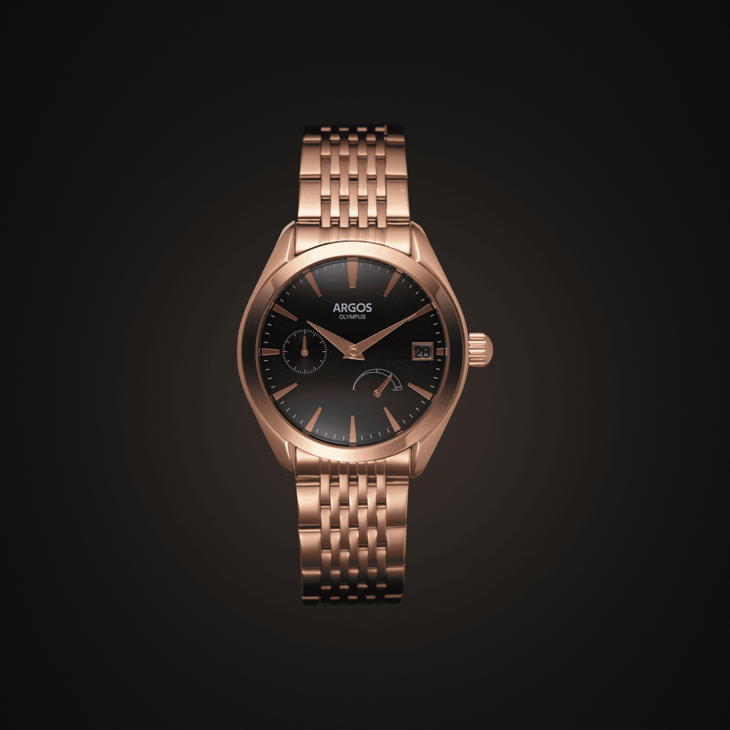 Argos Olympus - Piano Black Rose Gold